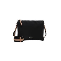 Umh&auml;ngetasche Tamaris "Umh&auml;ngetasche TAS Kirsten", Damen, Gr. B/H/T: 24cm x 28,5cm x 2cm 0, schwarz (schwarz 100), Polyurethan, Taschen Umh&auml;ngetasche