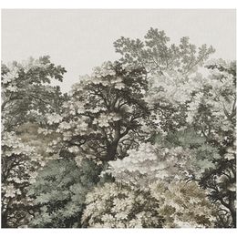 Fototapete Art for the home "Morris", grau, B:3m L:2,8m, Vlies, Tapeten, Motiv