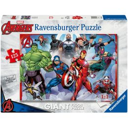 Puzzle Ravensburger "Starke Avengers", bunt, Puzzles, KinderB:69cm H:49cm, Pappe, Motiv, Made in Germany, B:69cm H:49cm
