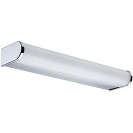 Paulmann LED Wandleuchte "Spiegelleuchte Arneb IP44 Chrom 6,5W WhiteSwitch 2.700K", grau (chromfarben), 1, H: 4cm, 1 Stk., Leuchten, Spiegelleuchte Arneb IP44 Chrom 6,5W WhiteSwitch 2.700K, LED Wandleuchte