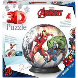 3D-Puzzle Ravensburger "Marvel Avengers", bunt, Puzzles, Kinder&Oslash;:12,9cm, Kunststoff, Made in Europe, &Oslash;:12,9cm
