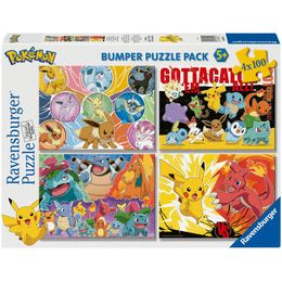 Puzzle Ravensburger "Pok&eacute;mon-Kumpels", bunt, Puzzles, KinderB:36cm H:26cm, Pappe, Motiv, Made in Europe, B:36cm H:26cm