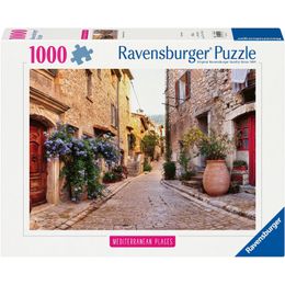 Puzzle Ravensburger "Mediterranean Places, France", bunt, Puzzles, KinderB:70cm H:50cm, Pappe, Made in Germany, B:70cm H:50cm