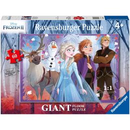 Puzzle Ravensburger "Die Eisk&ouml;nigin 2: Unterwegs im Zauberwald", bunt, Puzzles, KinderB:69cm H:49cm, Pappe, Motiv, Made in Europe, B:69cm H:49cm