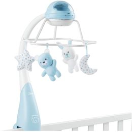 Mobile Chicco "3in1, blau", blau, Mobil&eacute;s, BabyB:35cm H:12cm T:35cm, Kunststoff, Polyester, mit Regenbgenprojektion, B:35cm H:12cm T:35cm