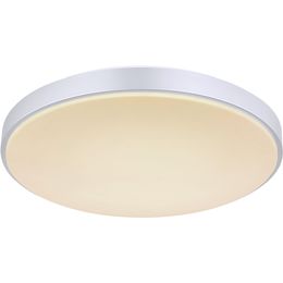 Globo LIGHTING LED Deckenleuchte "SONNY", wei&szlig;, 1 Stk., Leuchten, Deckenlampe/rund/Wohnzimmer/Schlafzimmer/modern, LED Deckenleuchte