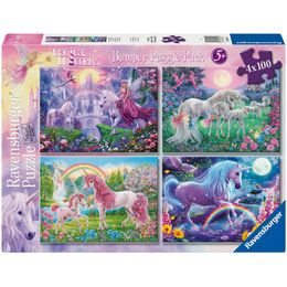 Puzzle Ravensburger "Magische Einh&ouml;rner", bunt, Puzzles, KinderB:36cm H:26cm, Pappe, Motiv, Made in Europe, B:36cm H:26cm