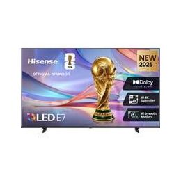 HISENSE 58E7S Hi-QLED-Fernseher 146 cm (58 Zoll), schwarz, UltraHD/4K, Triple Tuner