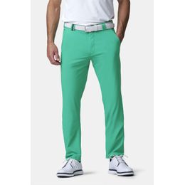 Chinos MEYER "Augusta", Herren, Gr. 34, L&auml;nge 34, gr&uuml;n, 88% Polyamid, 12% Elasthan, unifarben, figurumspielend lang, Hosen, High Performance 4-Way-Stretch, aus der Golf Serie