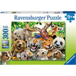 Puzzle Ravensburger "300 XXL, Bitte l&auml;cheln", bunt, Puzzles, KinderB:49cm H:36cm, Pappe, Made in Germany, B:49cm H:36cm