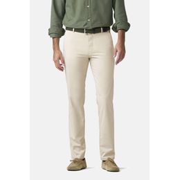 Chinos MEYER "Paris 1-5073", Damen, Gr. 56, Normalgr&ouml;&szlig;en, beige, 98% Baumwolle, 2% Elasthan, unifarben, regular fit lang, Hosen, mit buntem Innenfutter