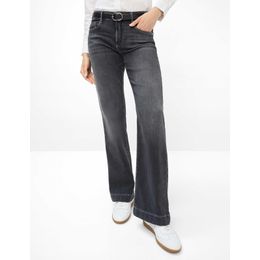 Brax Damen Five-Pocket-Hose Style MAINE UESD GREY, denim hellgrau, Gr. 32