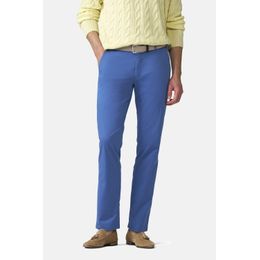 Chinos MEYER "Paris 1-5073", Damen, Gr. 29, Normalgr&ouml;&szlig;en, royalblau, 98% Baumwolle, 2% Elasthan, unifarben, regular fit lang, Hosen, mit buntem Innenfutter