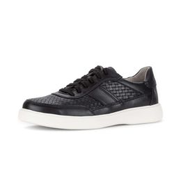 Sneaker Gabor "Sneaker low", Herren, Gr. 39, schwarz, Schuhe Sneaker