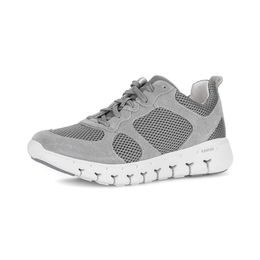 Sneaker Gabor "Sneaker low", Herren, Gr. 41, grau, Schuhe Sneaker