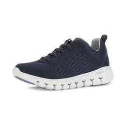 Sneaker Gabor "Sneaker low", Herren, Gr. 43, blau, Schuhe Sneaker