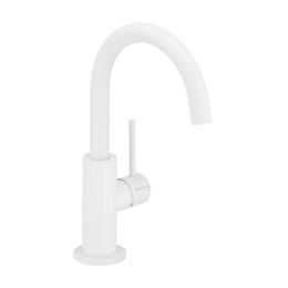 Herzbach Deep White Waschtischarmatur 23.203420.1.07 slim M-Size, ohne Ablaufgarnitur, wei&szlig; matt