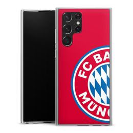 DeinDesign Galaxy S22 Ultra Handy Silikon H&uuml;lle Case transparent Handyh&uuml;lle Official Licensed Product Fcb Fc Bayern M&uuml;nchen Silikon Case