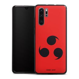 DeinDesign Huawei P30 Pro Handy Silikon H&uuml;lle Case schwarz Handyh&uuml;lle Official Licensed Product Naruto Shippuden Sharingan