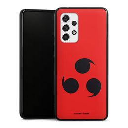 DeinDesign Galaxy A53 5G Handy Silikon H&uuml;lle Case schwarz Handyh&uuml;lle Naruto Shippuden Sharingan Official Licensed Product