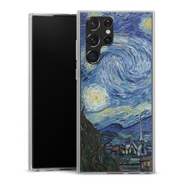 DeinDesign Galaxy S22 Ultra Handy Silikon H&uuml;lle Case transparent Handyh&uuml;lle The Starry Night Kunst Silikon Case