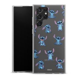 DeinDesign Galaxy S22 Ultra Handy Silikon H&uuml;lle Case transparent Handyh&uuml;lle Lilo & Stitch Disney Official Licensed Product Silikon Case
