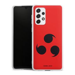 DeinDesign Galaxy A33 5G Handy Silikon H&uuml;lle Case transparent Handyh&uuml;lle Official Licensed Product Sharingan Naruto Shippuden Silikon Case