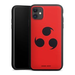 DeinDesign iPhone 11 Handy Premium Silikon H&uuml;lle Handyh&uuml;lle schwarz Case Official Licensed Product Naruto Shippuden Sharingan Silikon Premium Case