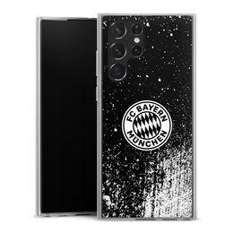 DeinDesign Galaxy S22 Ultra Handy Silikon H&uuml;lle Case transparent Handyh&uuml;lle Official Licensed Product Fcb Fc Bayern M&uuml;nchen Silikon Case
