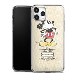 DeinDesign iPhone 11 Pro Handy Slim Case Silikon Handyh&uuml;lle transparent H&uuml;lle extra d&uuml;nn Mickey Mouse Official Licensed Product Disney Silikon Slim Case