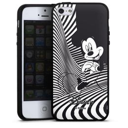 DeinDesign iPhone SE (2016-2019) Handy Silikon H&uuml;lle Case schwarz Handyh&uuml;lle Official Licensed Product Disney Mickey Mouse