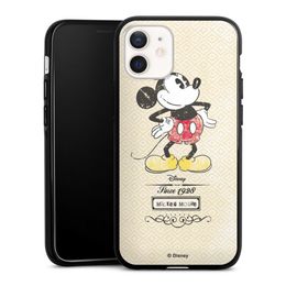 DeinDesign iPhone 12 mini Handy Silikon H&uuml;lle Case schwarz Handyh&uuml;lle Official Licensed Product Mickey Mouse Disney