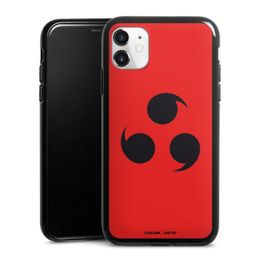 DeinDesign iPhone 11 Handy Silikon H&uuml;lle Case schwarz Handyh&uuml;lle Naruto Shippuden Sharingan Official Licensed Product