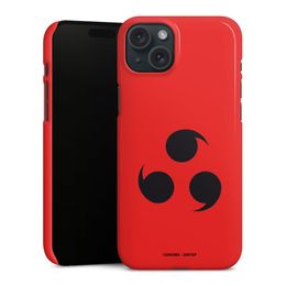 DeinDesign iPhone 15 Plus Handy Premium Case Smartphone Handyh&uuml;lle Schutzh&uuml;lle gl&auml;nzend Official Licensed Product Naruto Shippuden Sharingan Premium Case