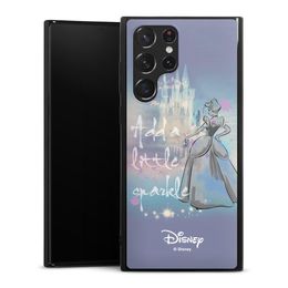 DeinDesign Galaxy S22 Ultra Handy Silikon H&uuml;lle Case schwarz Handyh&uuml;lle Disney Cinderella Official Licensed Product