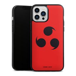 DeinDesign iPhone 13 Pro Max Handy Silikon H&uuml;lle Case schwarz Handyh&uuml;lle Official Licensed Product Naruto Shippuden Sharingan