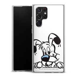 DeinDesign Galaxy S22 Ultra Handy Silikon H&uuml;lle Case transparent Handyh&uuml;lle Idefix Official Licensed Product Comic Silikon Case