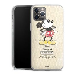 DeinDesign iPhone 12 Pro Max Handy Silikon H&uuml;lle Case transparent Handyh&uuml;lle Official Licensed Product Mickey Mouse Disney Silikon Case