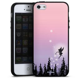 DeinDesign iPhone SE (2016-2019) Handy Silikon H&uuml;lle Case schwarz Handyh&uuml;lle Tinkerbells Official Licensed Product Disney