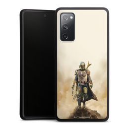 DeinDesign Galaxy S20 FE 5G Handy Premium Silikon H&uuml;lle Handyh&uuml;lle schwarz Case Official Licensed Product The Mandalorian Star Wars Silikon Premium Case
