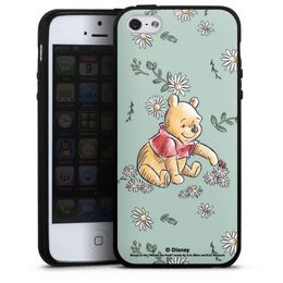 DeinDesign iPhone SE (2016-2019) Handy Silikon H&uuml;lle Case schwarz Handyh&uuml;lle Official Licensed Product Disney Winnie The Pooh