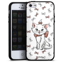 DeinDesign iPhone SE (2016-2019) Handy Silikon H&uuml;lle Case schwarz Handyh&uuml;lle Cat Disney Aristocats Mary