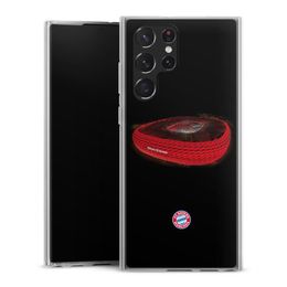 DeinDesign Galaxy S22 Ultra Handy Silikon H&uuml;lle Case transparent Handyh&uuml;lle Fc Bayern M&uuml;nchen Fcb Official Licensed Product Stadium Silikon Case