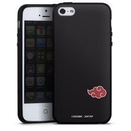 DeinDesign iPhone SE (2016-2019) Handy Silikon H&uuml;lle Case schwarz Handyh&uuml;lle Official Licensed Product Akatsuki Naruto Shippuden