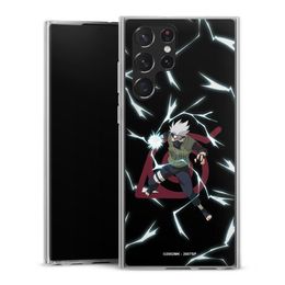 DeinDesign Galaxy S22 Ultra Handy Silikon H&uuml;lle Case transparent Handyh&uuml;lle Naruto Shippuden Official Licensed Product Kakashi Silikon Case