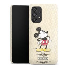 DeinDesign Galaxy A53 5G Handy Premium Case Smartphone Handyh&uuml;lle Schutzh&uuml;lle matt Official Licensed Product Mickey Mouse Disney Premium Case