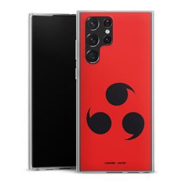 DeinDesign Galaxy S22 Ultra Handy Silikon H&uuml;lle Case transparent Handyh&uuml;lle Official Licensed Product Naruto Shippuden Sharingan Silikon Case