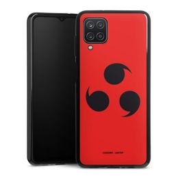 DeinDesign Galaxy A12 Handy Silikon H&uuml;lle Case schwarz Handyh&uuml;lle Official Licensed Product Sharingan Naruto Shippuden