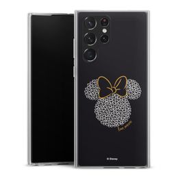 DeinDesign Galaxy S22 Ultra Handy Silikon H&uuml;lle Case transparent Handyh&uuml;lle Minnie Mouse Muster Disney Silikon Case