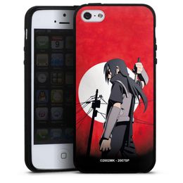 DeinDesign iPhone SE (2016-2019) Handy Silikon H&uuml;lle Case schwarz Handyh&uuml;lle Anime Naruto Shippuden Manga